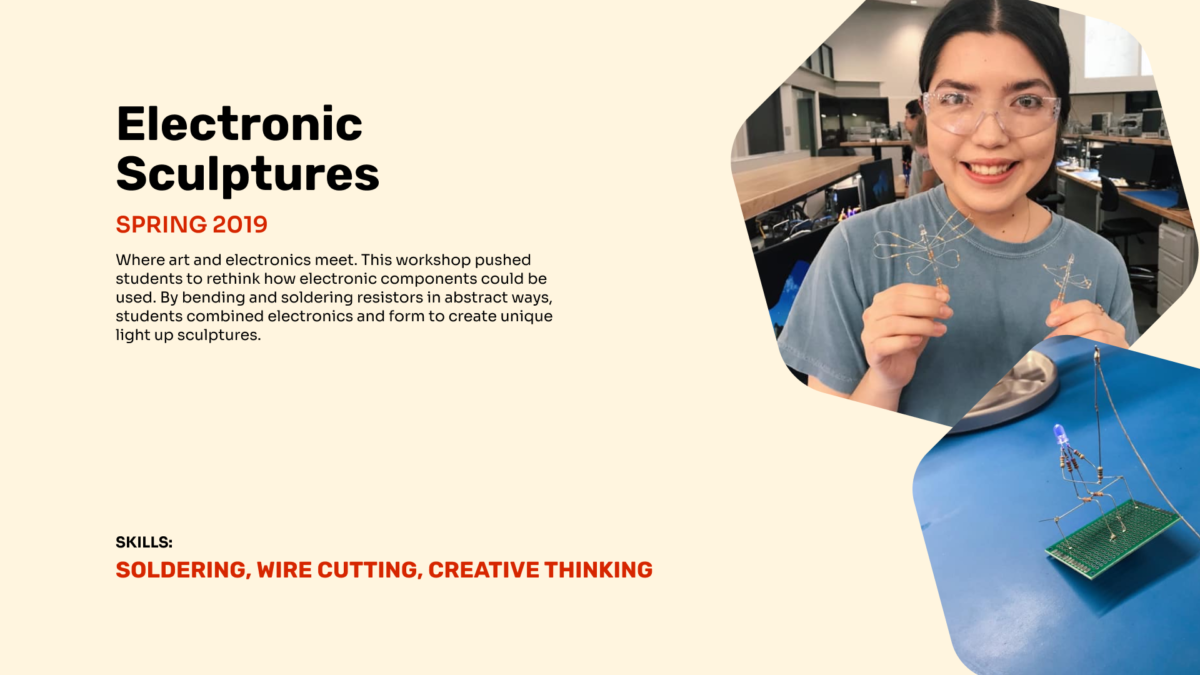 Electronics Sculptures – The Hive Makerspace